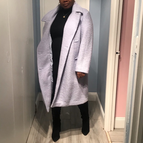 Addition Elle | Jackets & Coats | Bnwt Baby Blue Oversized Winter Coat ...